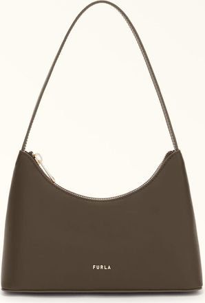 Furla Diamante Schultertasche Mini Mogano Violett Sidney-kalbsleder Damen