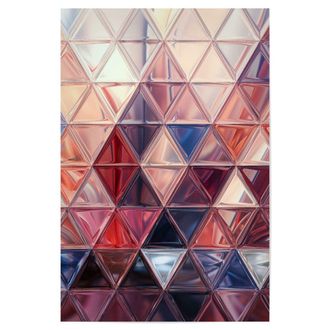 artboxONE Poster 30x20 cm Abstrakt Mosaic Color Glass hochwertiger Design Kunstdruck - Bild Mosaic Colors Decoration