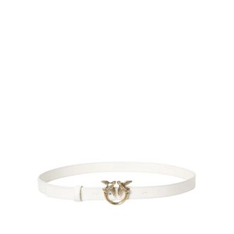Pinko Love Birds Lederg&uuml;rtel - - Accessories - Damen - Beige - S
