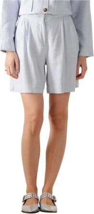 Moss Copenhagen Damen, Shorts, Blau, SGr&ouml;&szlig;e