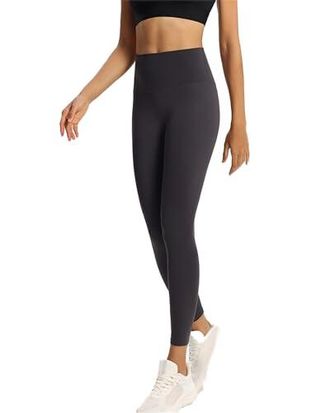 Generic Creamlush Legging taille haute &eacute;pais sans couture pour femme, doux comme du beurre, extensible, contr&ocirc;le du ventre, salon, entra&icirc;nement, yoga, course 