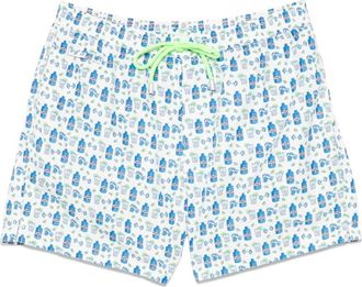 MC2 Saint Barth Homme, Maillots de bain, Blanc, Taille: XL Maillot de bain &agrave; cordon de serrage