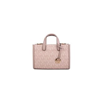 Michael Kors Gigi Small Signature Logo Messenger - - Bags - Damen - Beige - ONE SIZE