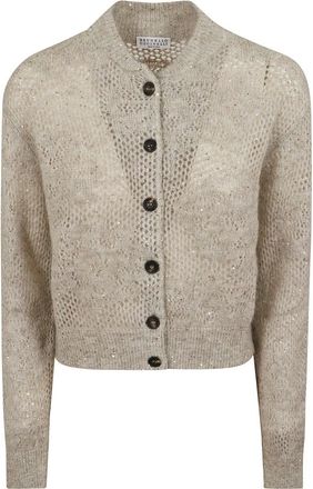 Brunello Cucinelli Damen, Strickwaren, Beige, SGr&ouml;&szlig;e