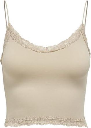 Only Only Onlvicky Top sans Couture pour Femme, Couleur Chair, XS/S