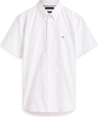 Tommy Hilfiger Kurzarmhemd THFlex aus Baumwolle mit Print, Regular Fit in