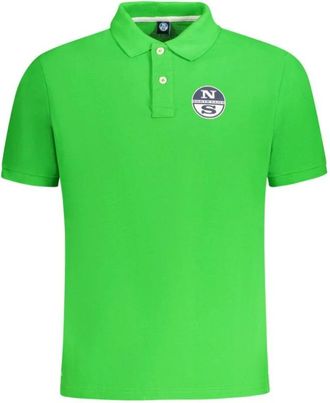 North Sails Gr&uuml;nes Baumwoll Herren Poloshirt - - Tops - Herren - Gr&uuml;n - 2XL