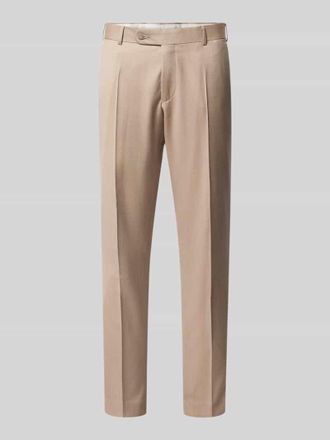 Wilvorst Anzughose aus Schurwolle mit B&uuml;gelfalten
