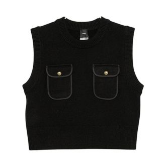Pinko Pinko, Damen, Strickwaren, Schwarzk, LGr&ouml;&szlig;e