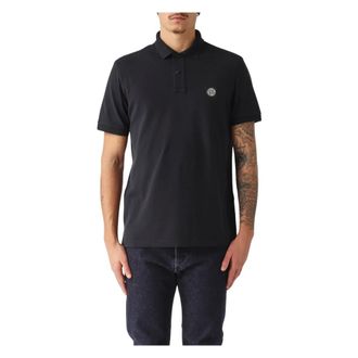 Stone Island Homme, Tops, Bleu, Taille: M Polo Chemises