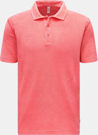04651/ Herren - Frottee-Poloshirt Oyster koralle