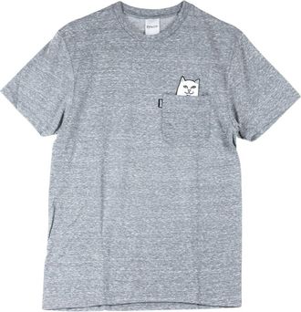 Ripndip Lord Nermal Pocket Tee - - Tops - Damen - Grau - XL