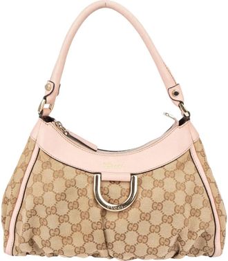 Gucci Crossbody Bags - Gucci GG Monogram Abbey Handbag - Gr. unisize - in Braun - f&uuml;r Damen