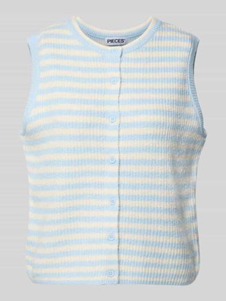 Pieces Regular Fit Strickweste mit Woll-Anteil Modell MALOU