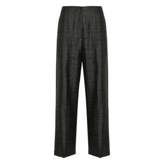 Forte_Forte Weite Hosen - - Trousers - Damen - Grau - 3XS