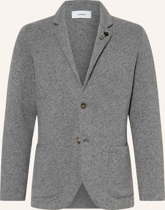 Lardini Lardini Stricksakko Extra Slim Fit grau