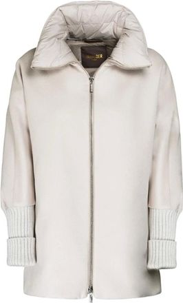 Moorer Femme, Manteaux, Beige, Taille: 40 FR Ellyn-Le