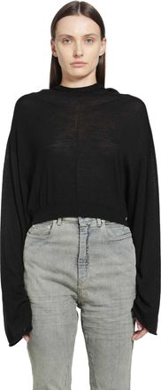 Rick Owens Tower Cropped Hooded Tunic