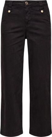 Liu Jo Flare Cropped Hosen - - Trousers - Damen - Schwarzk - W29