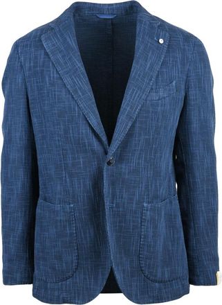 L.B.M. 1911 L.b.m. 1911, Homme, Vestes, Bleu, Taille: L Veste Sfiancato