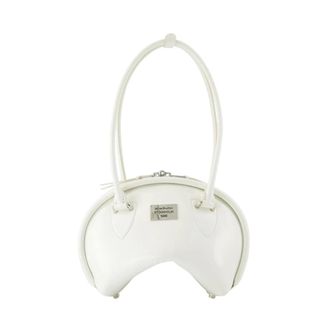 Acne Studios Wei&szlig;e Lederhandtasche mit Obergriffen - - Bags - Damen - Wei&szlig; - ONE SIZE