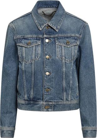 Golden Goose Femme, Vestes, Bleu, Taille: 38 FR Denim Vestes