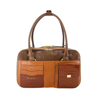 Marni Boxyne Small Tasche - - Bags - Damen - Braun - ONE SIZE