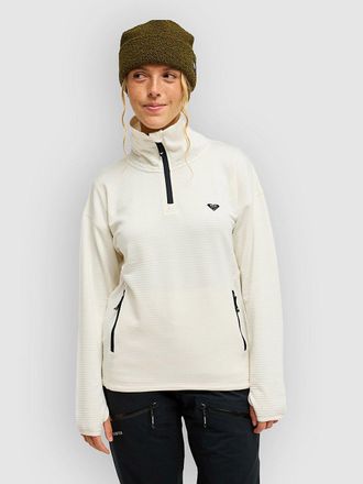 Roxy Snowstride Half-Zip Sweat blanc