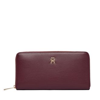 Tommy Hilfiger Geldb&ouml;rse Tommy Hilfiger Th Icon Lrg Za AW0AW17744 Dunkelrot