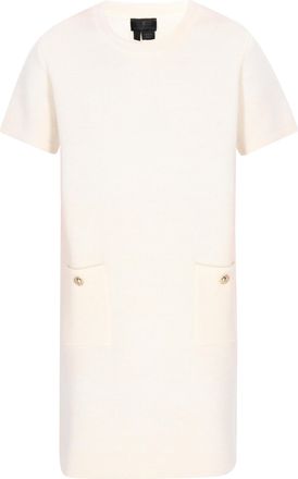 Dreimaster Dreimaster Kleid Frauen cremefarben