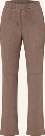 Monari Monari Hose In Lederoptik beige