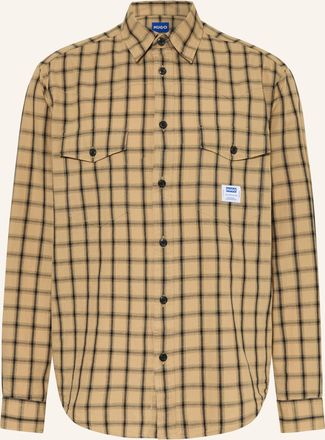 HUGO BOSS Hugo Hemd Ebaltow Comfort Fit beige