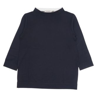 La Fileria Femme, Pulls, Bleu, Taille: 40 FR Tricot ras du cou