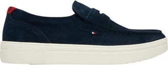 Tommy Hilfiger Homme, Chaussures, Bleu, Taille: 45 EU Modern Light Hybrid Suede Loafer
