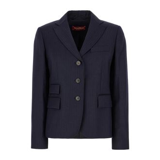 Max Mara Femme, Vestes, Bleu, Taille: 36 FR Panino Blazer