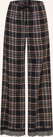 Joop Schlafhose Aus Flanell blau