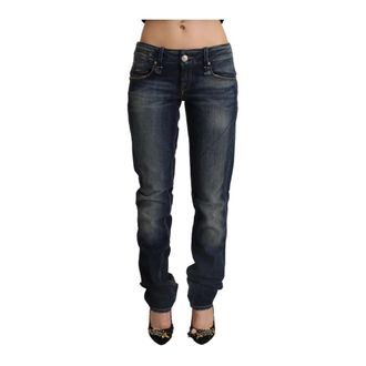 Acht Acht, Femme, Jeans, Bleu, Taille: W26 Low Waist Skinny Denim