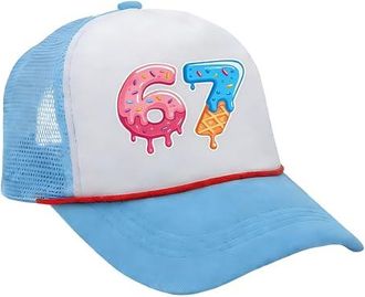 Generico Casquette de baseball pour homme, dr&ocirc;le 6 7 chapeau respirant - Casquette imprim&eacute;e, pour l&eacute;t&eacute;, les sports de plein air, les f&ecirc;tes, le quotidien, les f