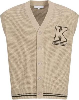 Maison Kitsun&eacute; Gilet sans manches col v en laine