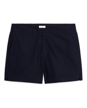 Arket Seersucker-Badehose -Blau