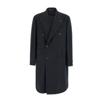 Tagliatore Double-Breasted Coats - - Coats - Herren - Grau - 2XL