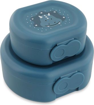Mellis Trixie Mr. Triceratops Snack-Box mit Clip, 2 Stück