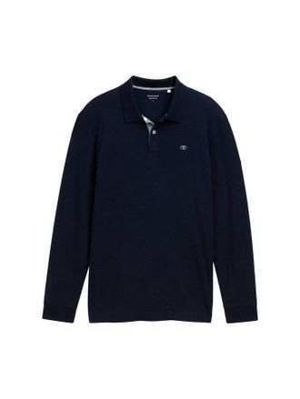 Tom Tailor Langarm-Poloshirt