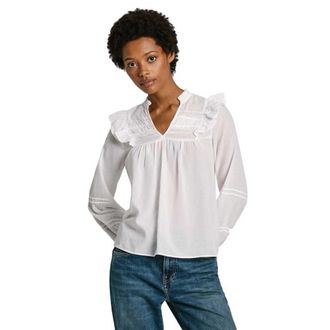 Pepe Jeans London Damen Lorely Hemd, Weiß (Weiß), X-Large