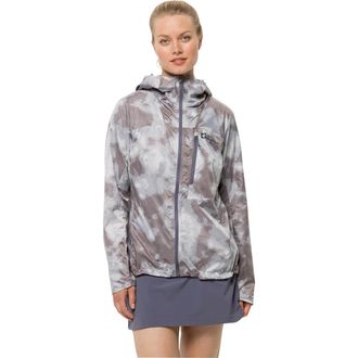 Jack Wolfskin Damen PRELIGHT Windbreaker grau M