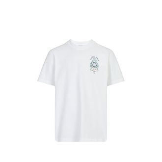 Casablanca T-shirt Hotel Emblem en coton