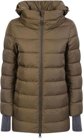 Herno Femme, Vestes, Vert, Taille: 42 FR Veste Coupe A