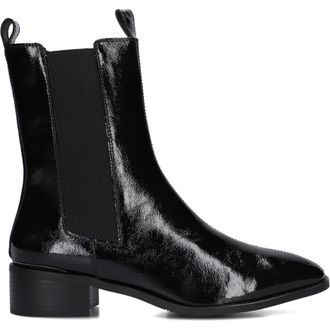 Stefano Lauran Schwarze Chelsea Stiefel Flacher Absatz - - Shoes - Damen - Schwarzk - 37 EU