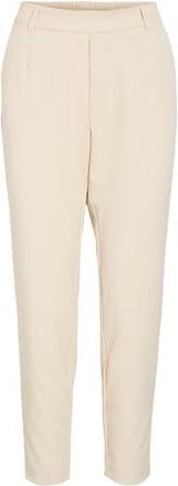 Vila Pantalon Taille Haute VIVARONE - Coupe Slim Sandshell 38 Sandshell 38