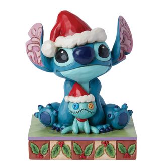 Enesco Disney Traditions Santa Stitch and Scrump Figurine